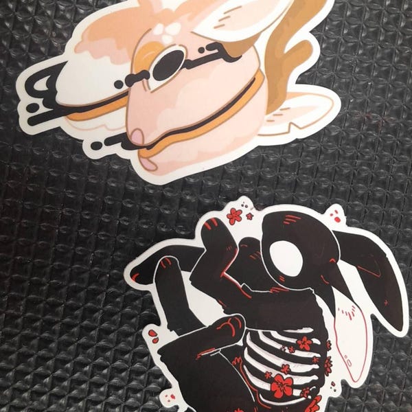 Dripping Gore Animal Stickers - Etsy