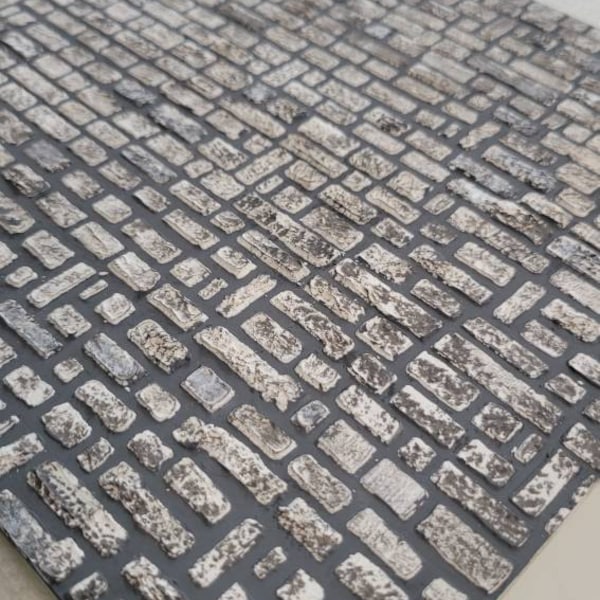 Cobblestone Stencil for Miniatures - Etsy