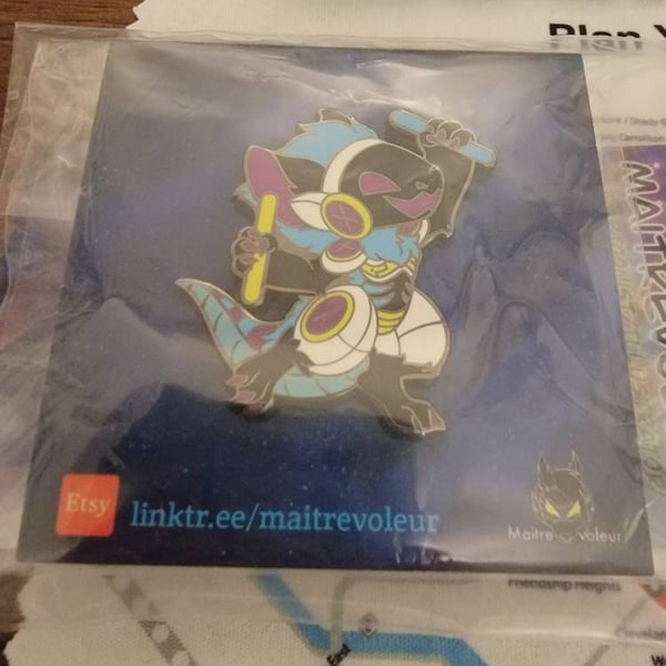 Fursona Pins: Psychic Civet Sticker Furry/feline/ Vinyl Sticker - Etsy