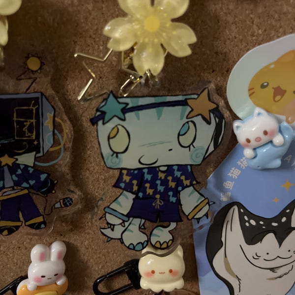 Star Time Shelly Dandys World Roblox Keychain - Etsy