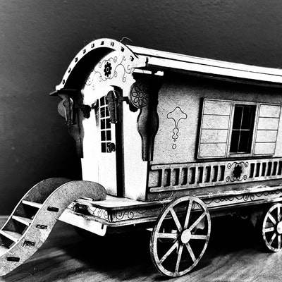 Gypsy Caravan Kit Build Your Own Vardo Wagon Mini Ships From USA - Etsy