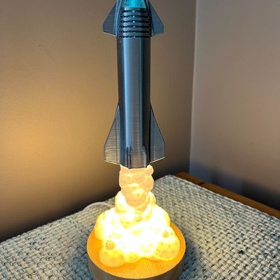 Handmade Retro Alien UFO Robot LED Lamp. They come With - Etsy