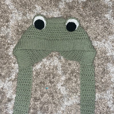 Cute Frog Beanie Hat Pattern Crochet Hat Pattern - Etsy