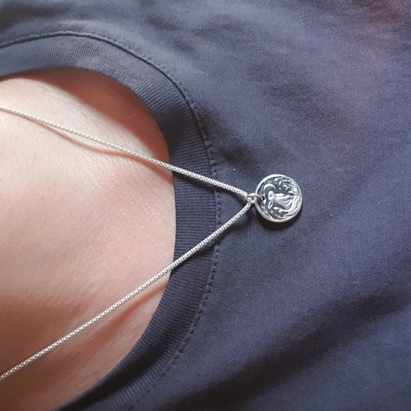 Personalized Fine Silver Rabbit Pendant, Near and Far, Hares, Handmade ...