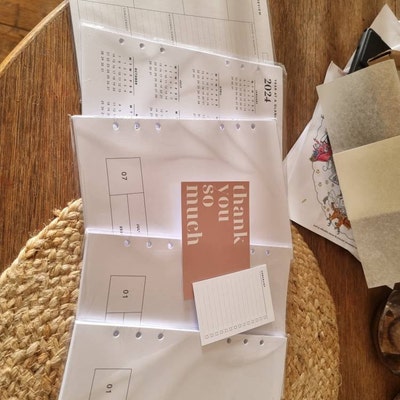 Basic Tracker Bundle, Half Letter Size Printable Daily Tracker, Weekly ...