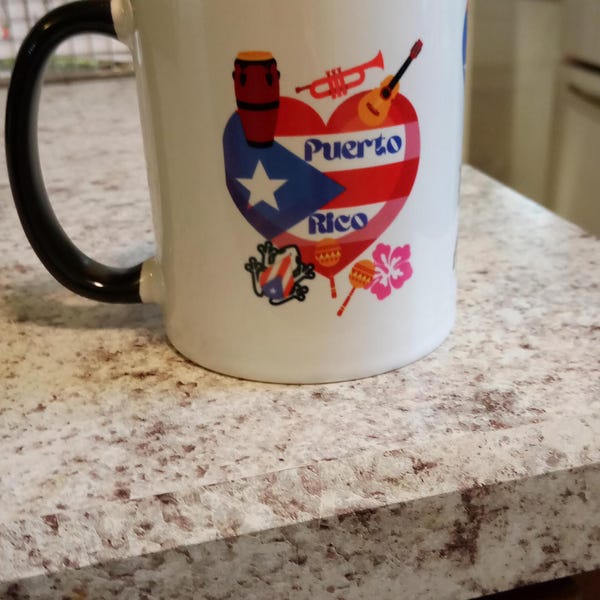 Puerto Rican Flag Coqui Frog Kiss-cut Stickers, Vinyl Decals, Laptop ...