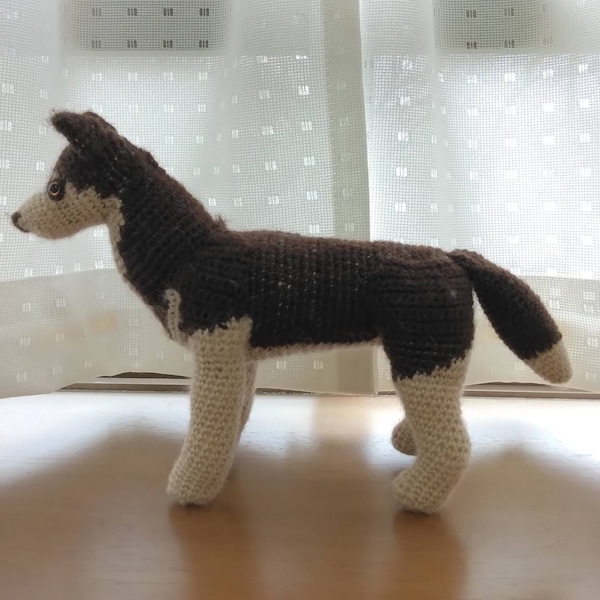 Grey Wolf Crochet Amigurumi Pattern PDF - Etsy