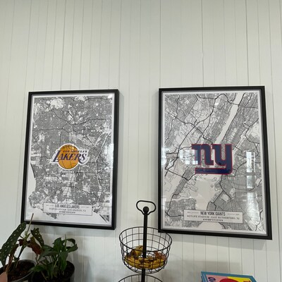 New York Yankees the Yankees MLB Baseball Poster Map - Etsy