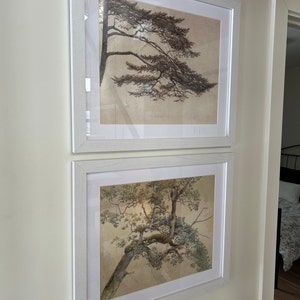 Pine Tree Branch Print, Vintage Tree Drawing Enhanced, Printable Tree ...