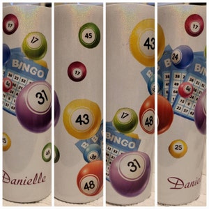 Bingo Theme 20oz TUMBLER Wrap Png, Bingo Queen, Digital Download, Bingo ...