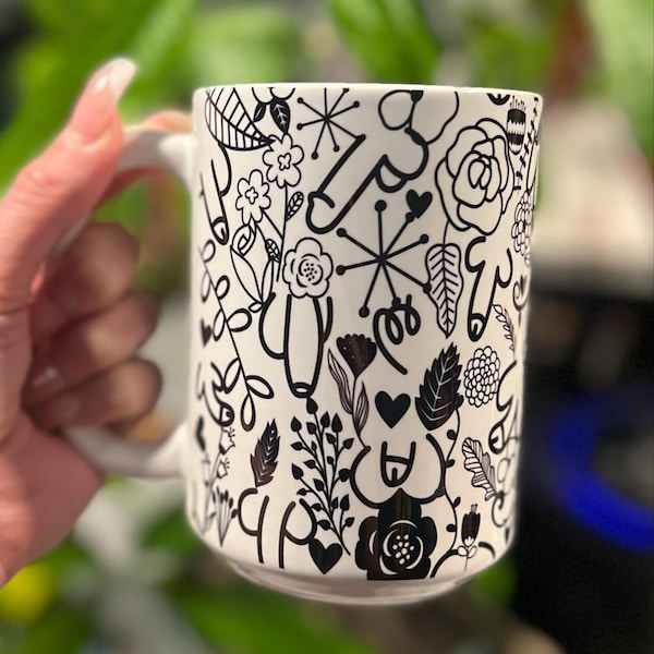 11 & 15 Oz Willy Mug Sublimation Mug Template - Cricut Mug Press ...