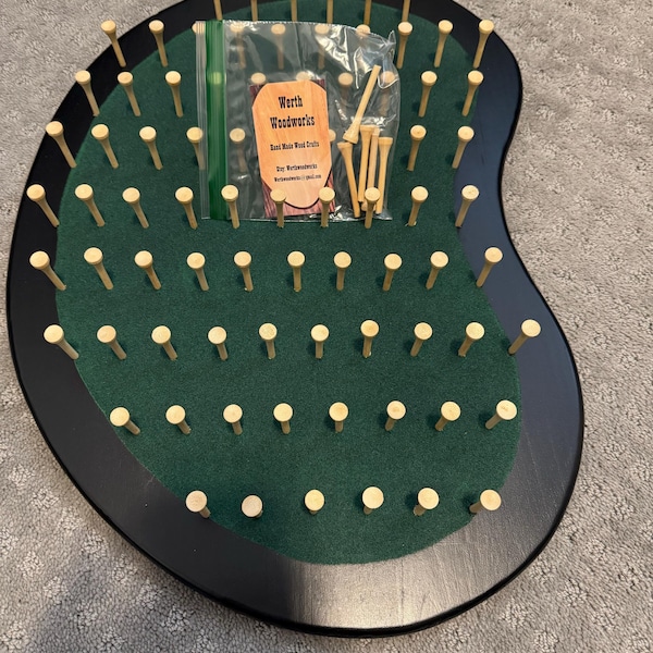 Putting Green Shaped Golf Ball Display - Etsy