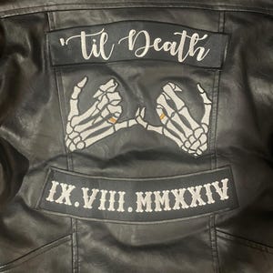 Skeleton Heart Hands Patch 2 Sizes - Etsy