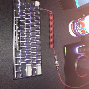 Custom Coiled Mechanical Keyboard Cable - Etsy