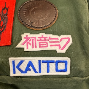 Vocaloid Hatsune Miku Logo Embroidered Iron-on/sew-on Patch | Etsy