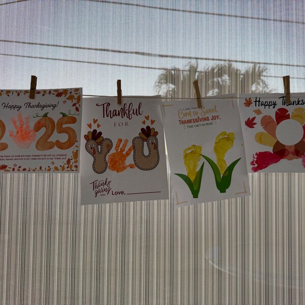 Sweet Corn Footprint Handprint Craft, Thanksgiving Craft for Toddlers ...