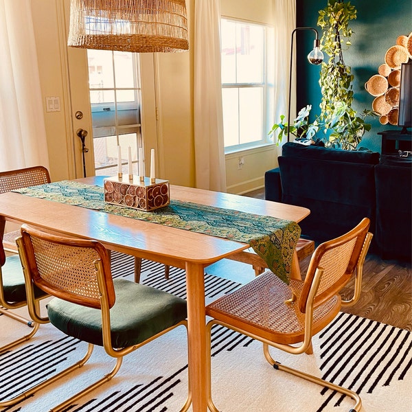 Formal Table Runner Brocade 14 X 80 Inch Runner 110 Inch Silk Beautiful ...