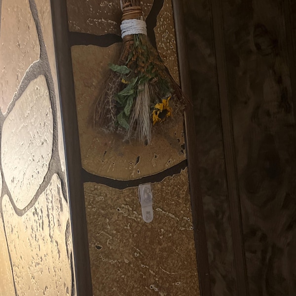 Herbal Witches Broom, Cottagecore Home Protection Besom (6 Inch) - Etsy