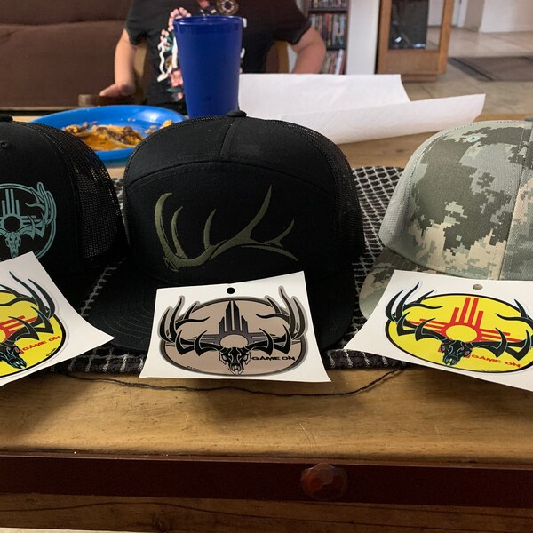 THE BUGLER Game on Bugling Bull Elk Hat. Available in Three Options - Etsy