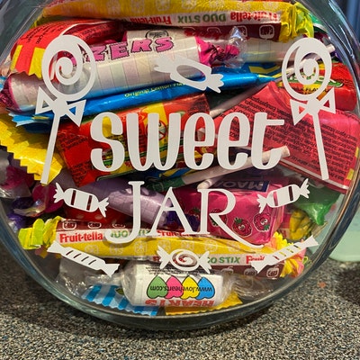 Personalised Sticker/label/decal for Sweet Jar... Add Your Own - Etsy