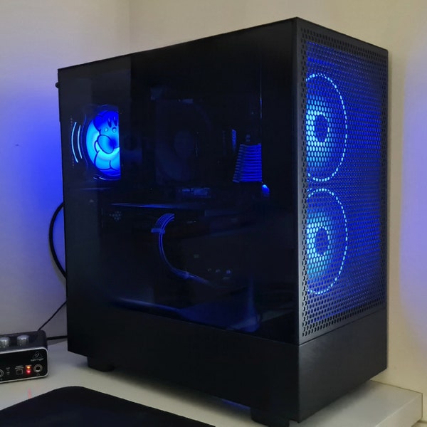 120mm PC Fan Cover Sailor Moon Heart Brooch Guard Computer Case Custom ...