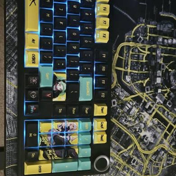 Programmer Style Keycap Set, 148 Keys PBT Cherry Profile, Mechanical ...