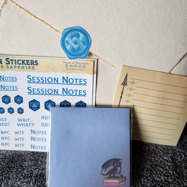 Blessed One Dice Stickers - Night as Nyx | Fantasy TTRPG Nat 20 Planner ...