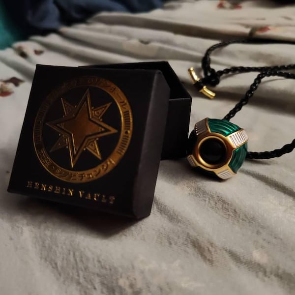 Power Rangers Ninja Storm Metal Amulet Gift for Green Ranger Samurai ...