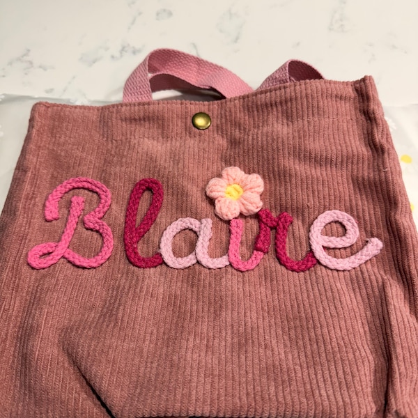 Personalized Name Tote Handbag: Custom Children's Gift,custom Name Tote ...