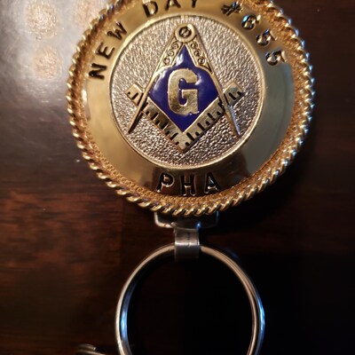 Handcrafted Texas Masonic Key Chain - Etsy