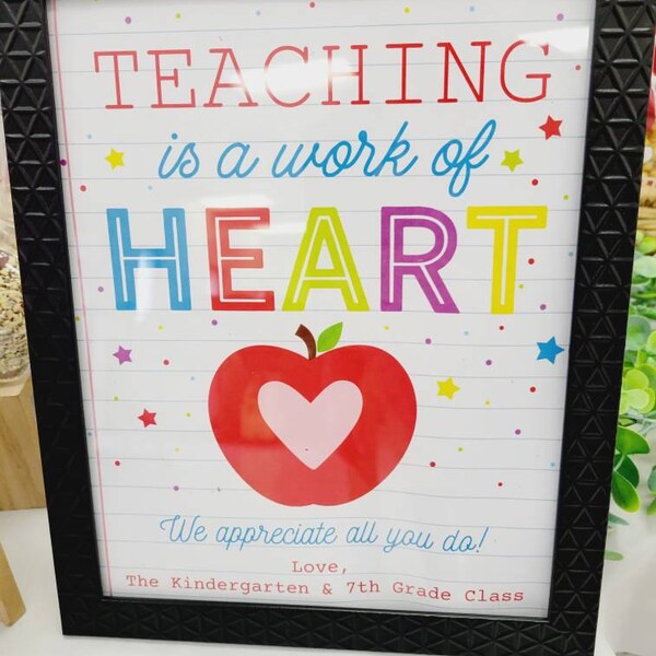 Printable Teacher Appreciation Week Poster Canva Template Editable ...