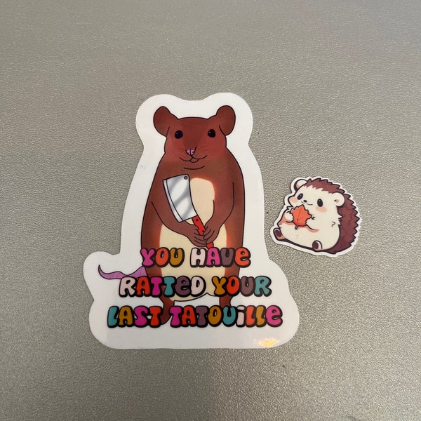 You Have Ratted Your Last Tatouille Meme Cursed Funny Sticker Dank ...