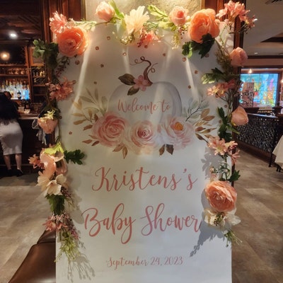 Baby Shower Food Sign, Printable Food Sign, Birthday, Food Table, Blush ...