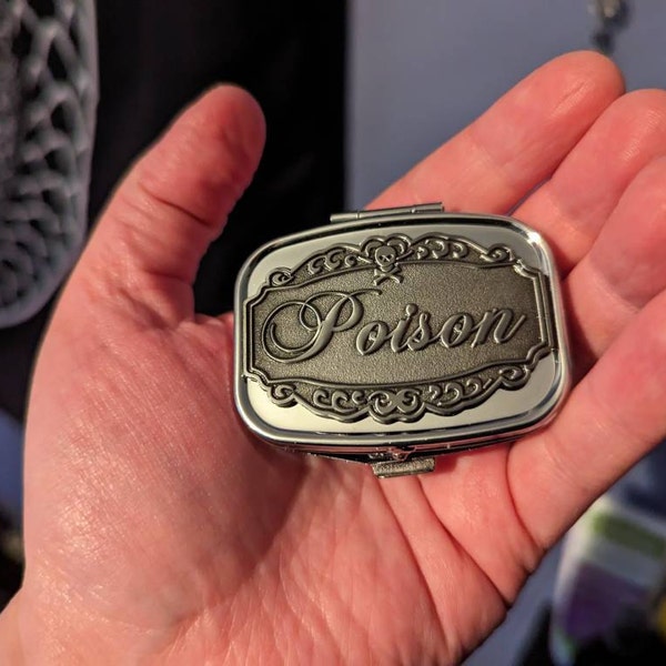 Poison Victorian Pill Box Goth Witchy - Etsy