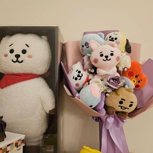 Plushies Bouquet. Kpop Boy Band Bouquet. Lavender Bouquet. Birthday ...