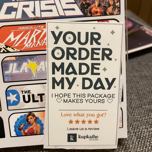 Custom Comic Books Divider Labels, Comic Labels, Comic Stickers ...