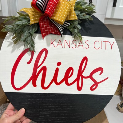 Kansas City Chiefs Sign Chiefs Sign Chiefs Decor Kansas - Etsy