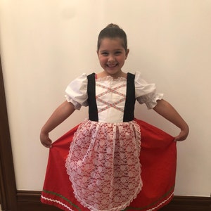 Girls Italian Traditional Folk Dress, Italy, International, Tarantella ...