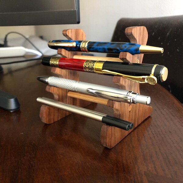 5 Pen, Multi-pen Holder in Maple - Etsy