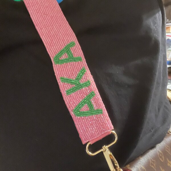 Game Day Purse Strap, Customized Beaded Strap, College Custom Bag Strap ...