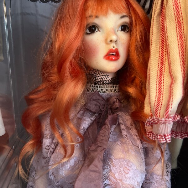 BJD 1/3 SD Alpaca Brown/ombre Wig for Head Size Circumference 22-23cm ...