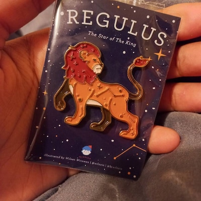 Regulus: the Star of the King, Lion Constellation Enamel Pin - Etsy