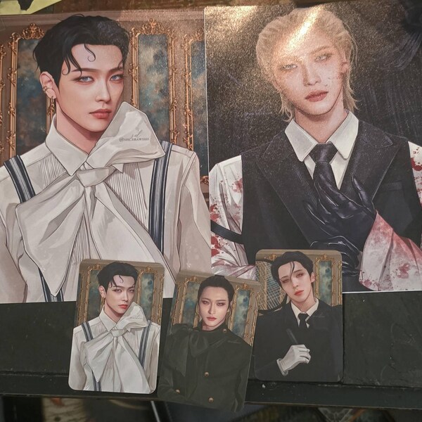 Ateez Royal Photo Cards - Ateez Fanart Kpop Fanart Digital Art Photo ...