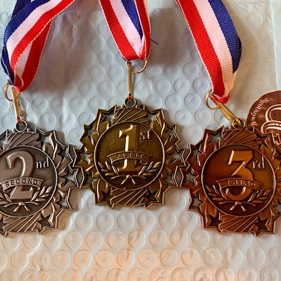 Custom Event Insert Medals Personalized Medals Custom Gold Silver ...