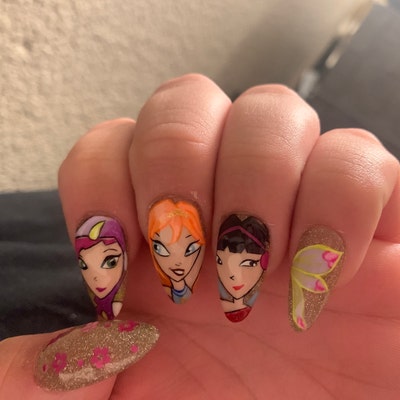 Winx Club Press on Nails - Etsy