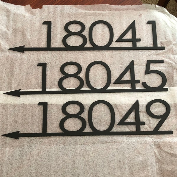 Custom Sign | Arrow Signs for Directions | Address Plaque Arrow | Metal ...