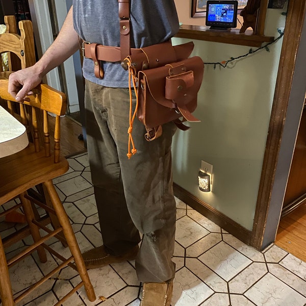 Bushcraft Belt Suspender Kit With Personalization, Load Carrying ...