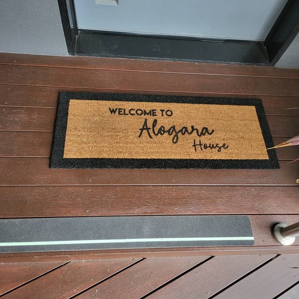 Personalised This is How We Roll Caravan Coir Door Mat Personalised ...