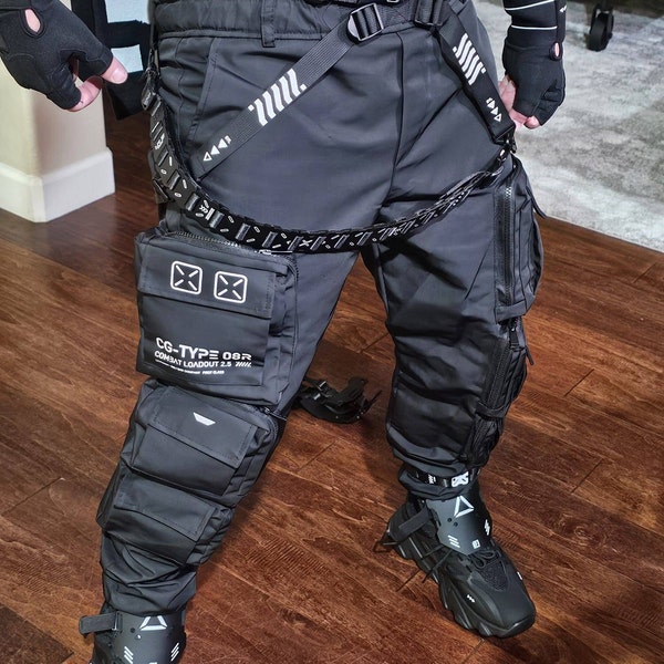 Armored Neck Cover Collar Futuristic Tactical Techwear Mecha ARMOR-X06N ...