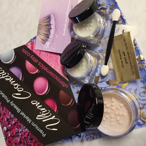 MERMAIDS GOLD Baby Blue All Natural Loose Eye Shadow Pigment Shimmer ...